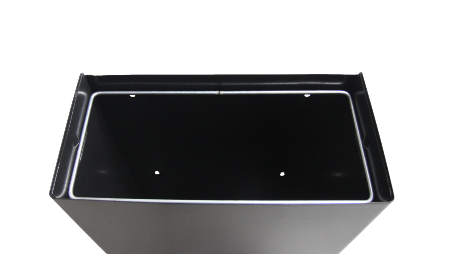 Wall Mounted Waste Receptacle Matte Black – Frost